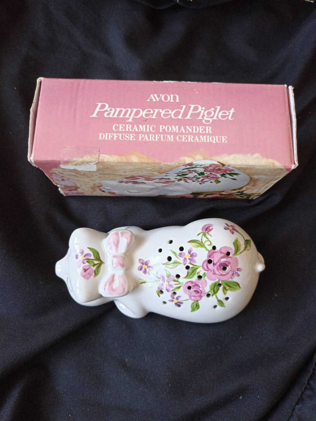 Vintage Avon Pampered Pig Pomander 1978 With Box - Etsy