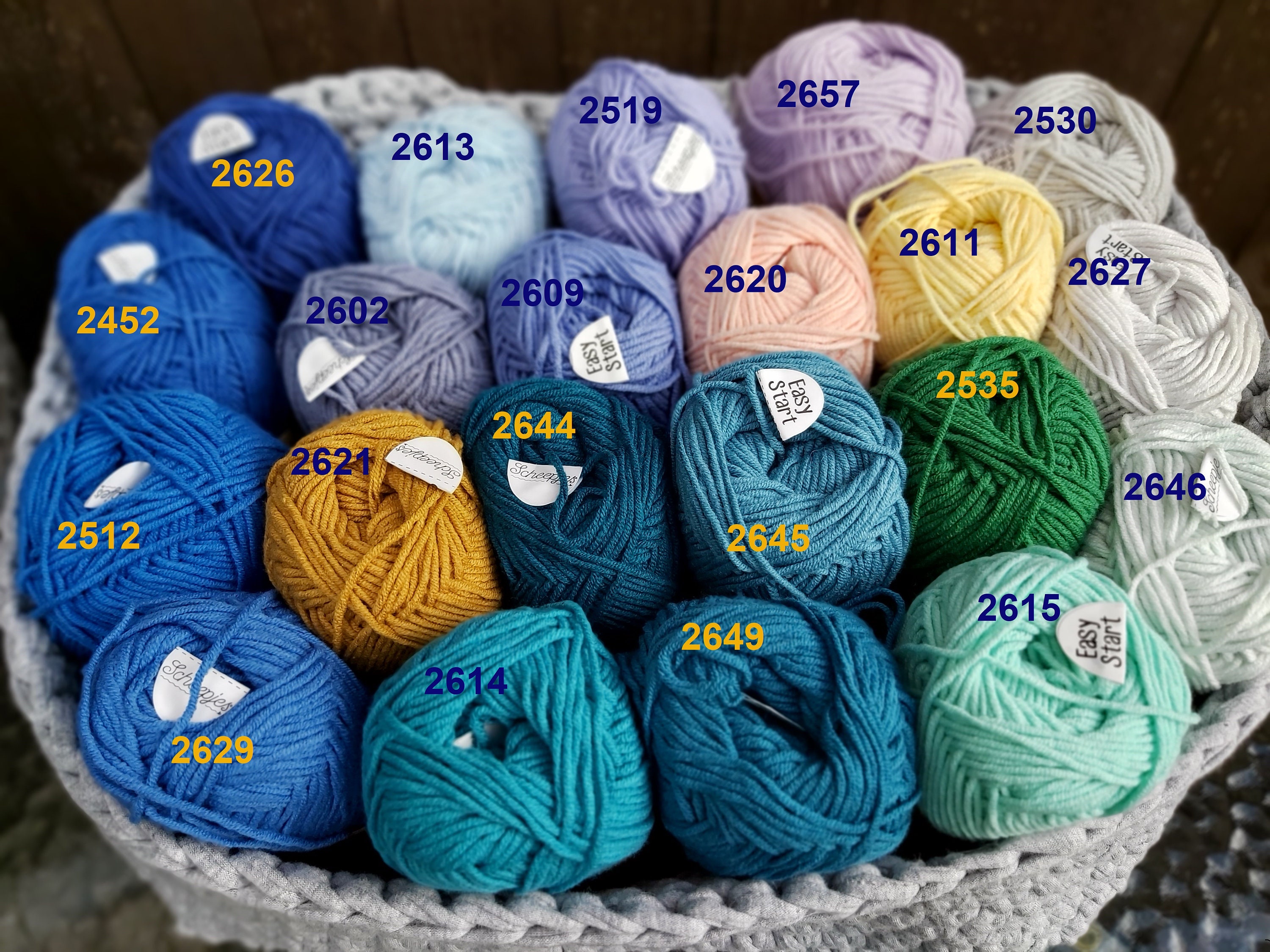 Scheepjes Softfun Yarn. Cotton and Acrylic, Machine Washable. 50g ...