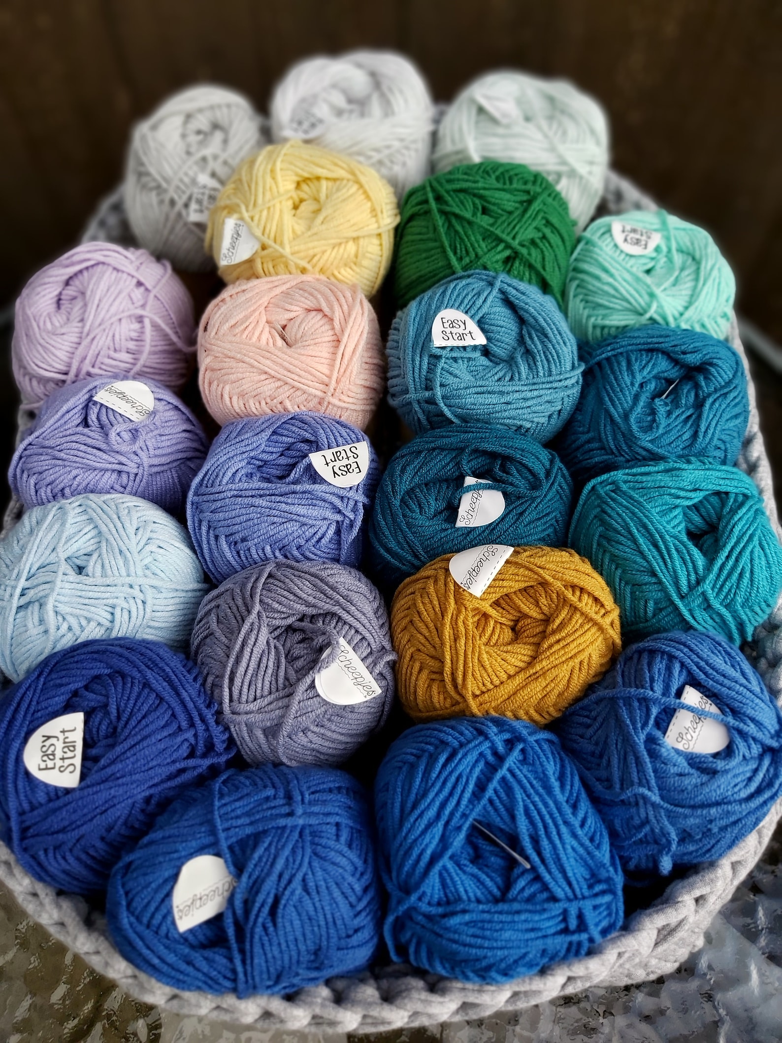 Scheepjes Softfun Yarn. Cotton and Acrylic, Machine Washable. 50g ...