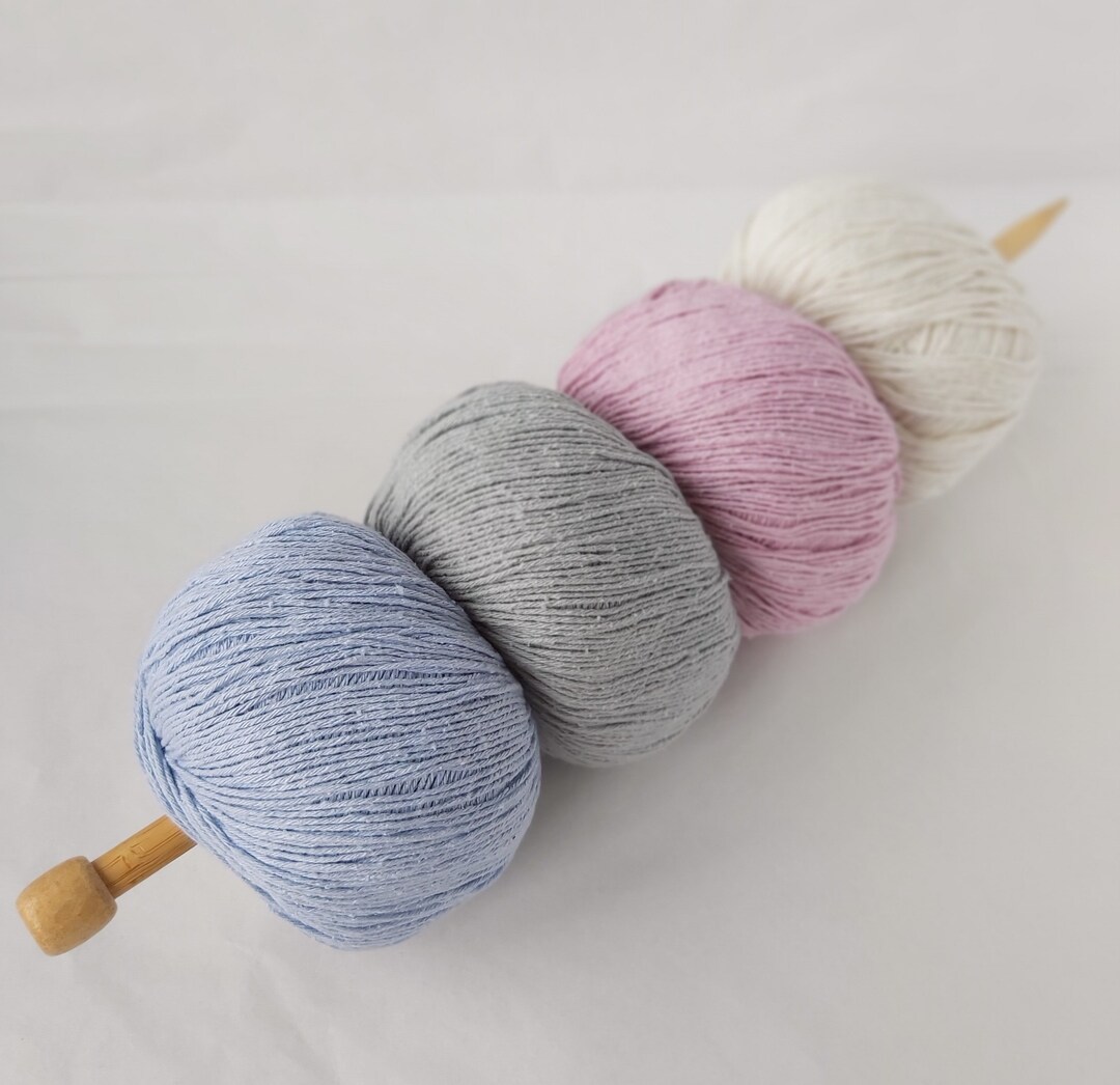 Rosarios4 Madragoa: Natural Buret Silk Yarn for Summer Knitting - Etsy