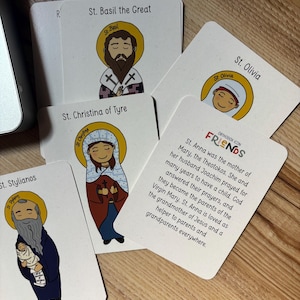 Icon Friends Saint Story Cards (set of 24) - Etsy