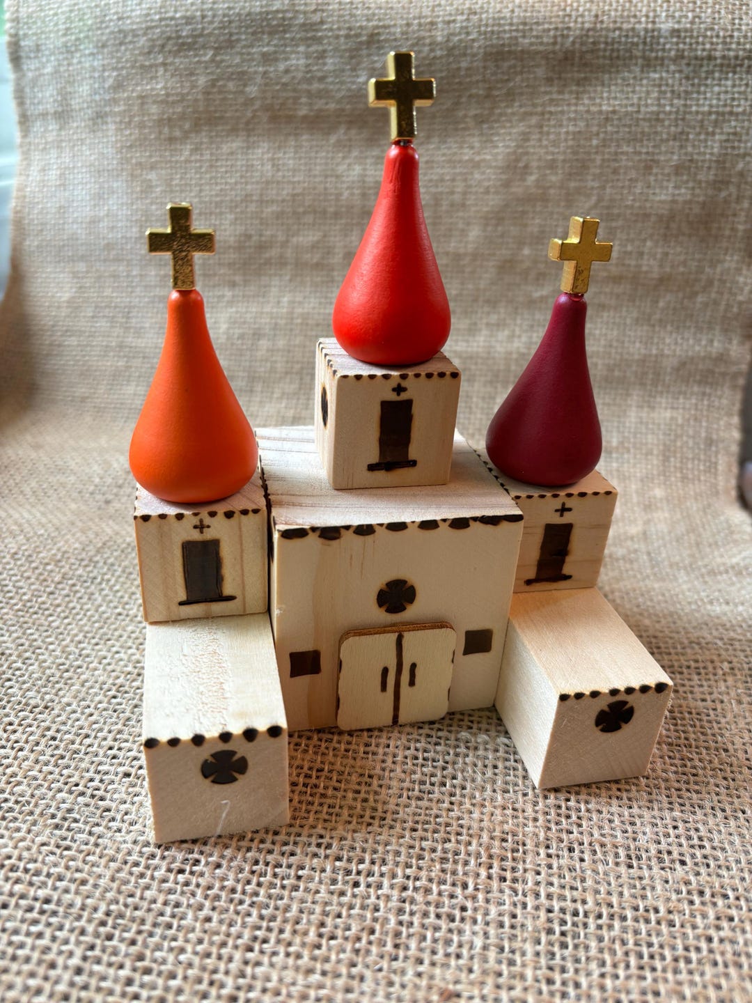Russian Style Build-a-church Mini Block Set - Etsy