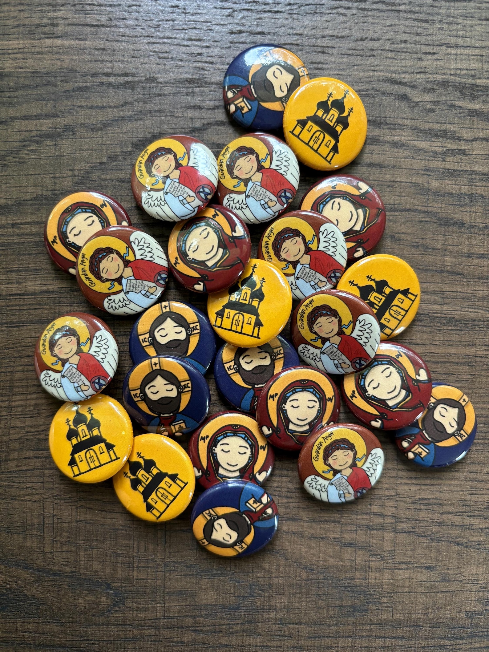 Icon Friend Button Pins (1 Inch) - Etsy