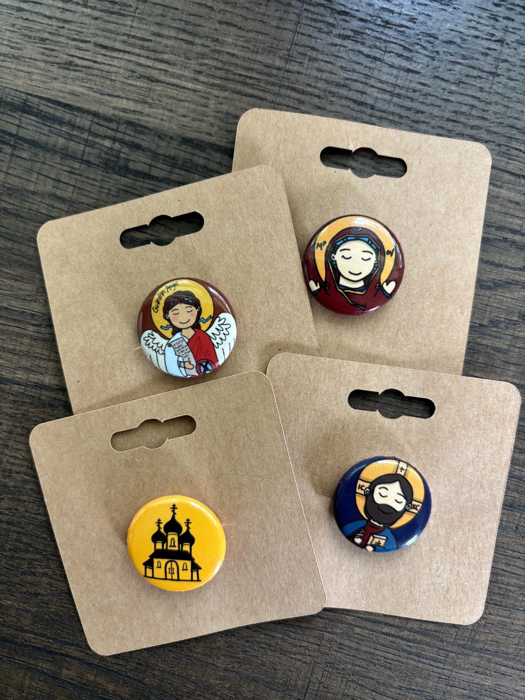 Icon Friend Button Pins (1 Inch) - Etsy