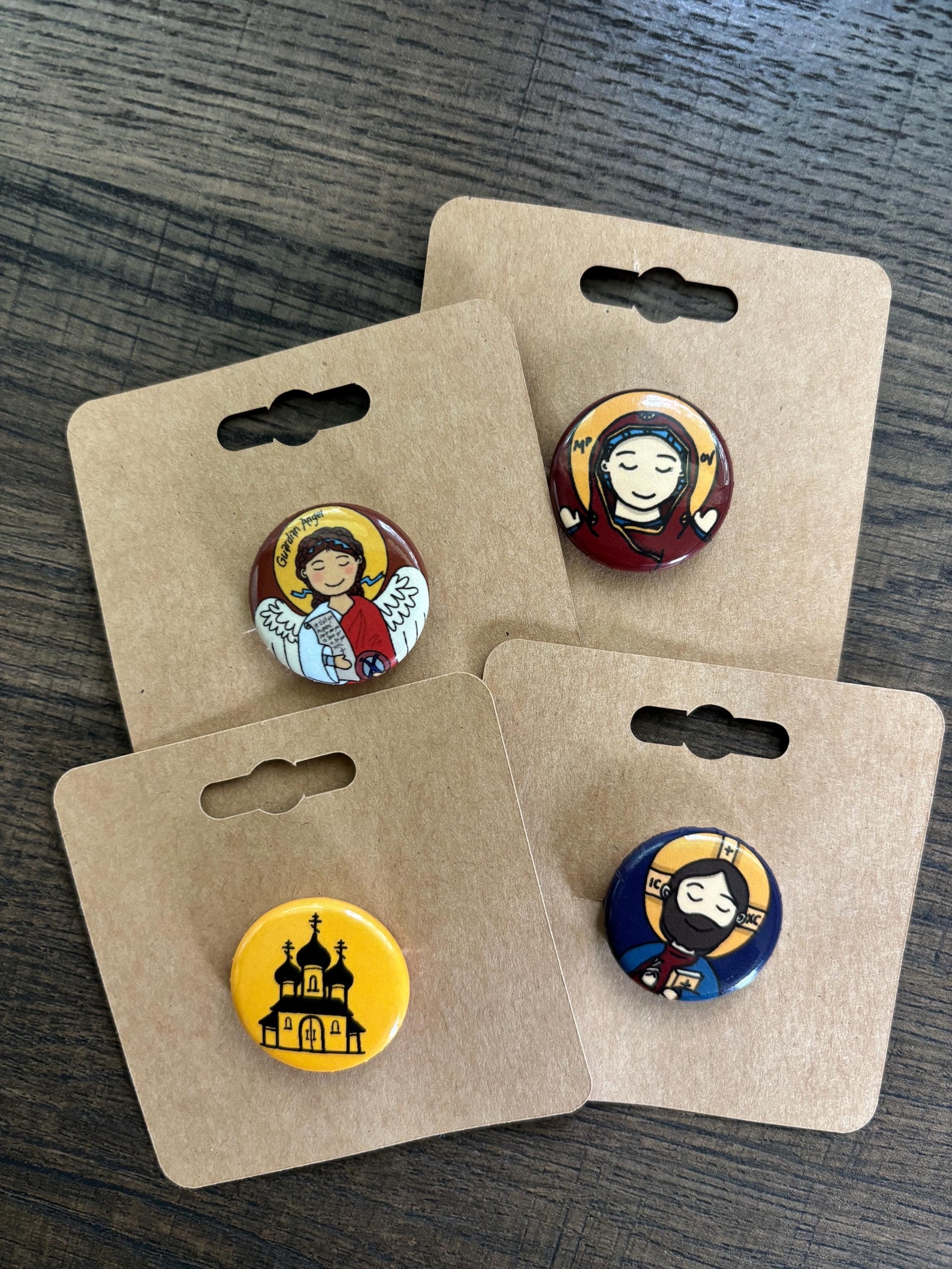 Icon Friend Button Pins (1 Inch) - Etsy