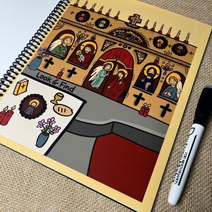 My Church Activity Book: A Dry-erase Book for Orthodox Kids - Etsy