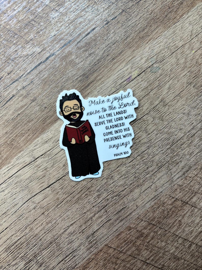 Make a Joyful Noise, Chanter Sticker 2” - Etsy