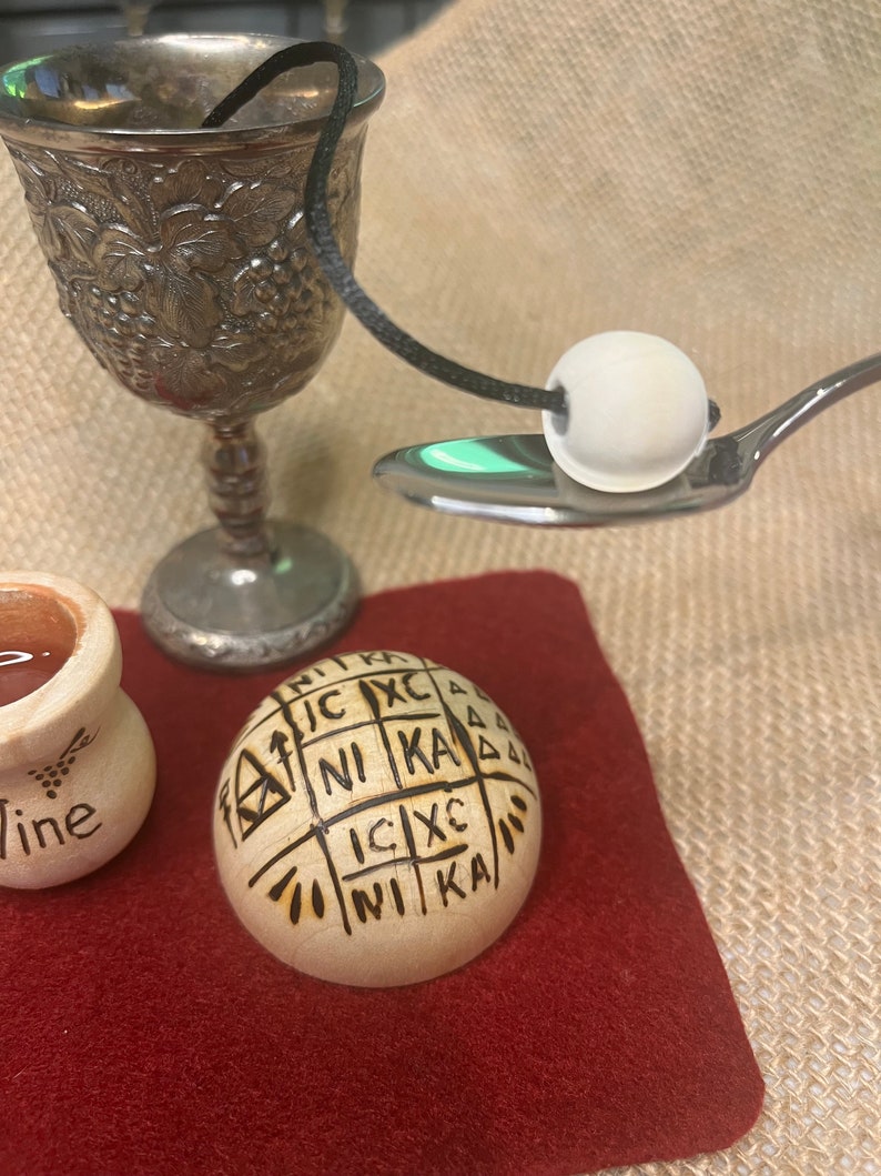 Play Pretend Holy Communion Set wood or Metal Chalice - Etsy