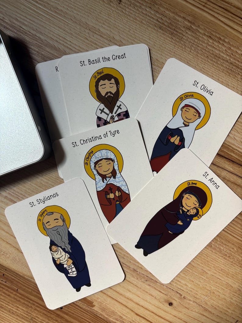 Icon Friends Saint Story Cards (set of 24) - Etsy