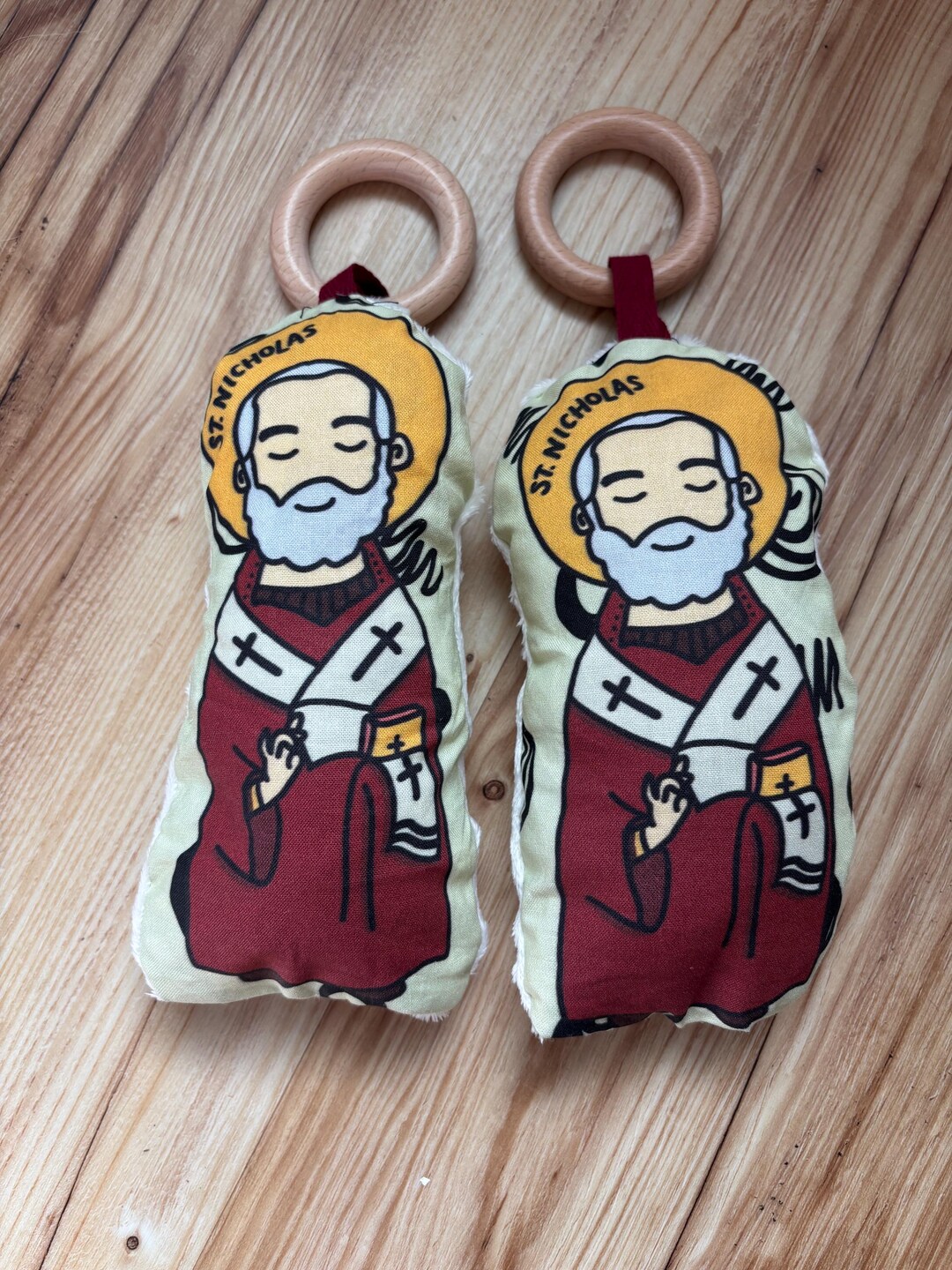 St. Nicholas Small Icon Friend Baby Toy - Etsy