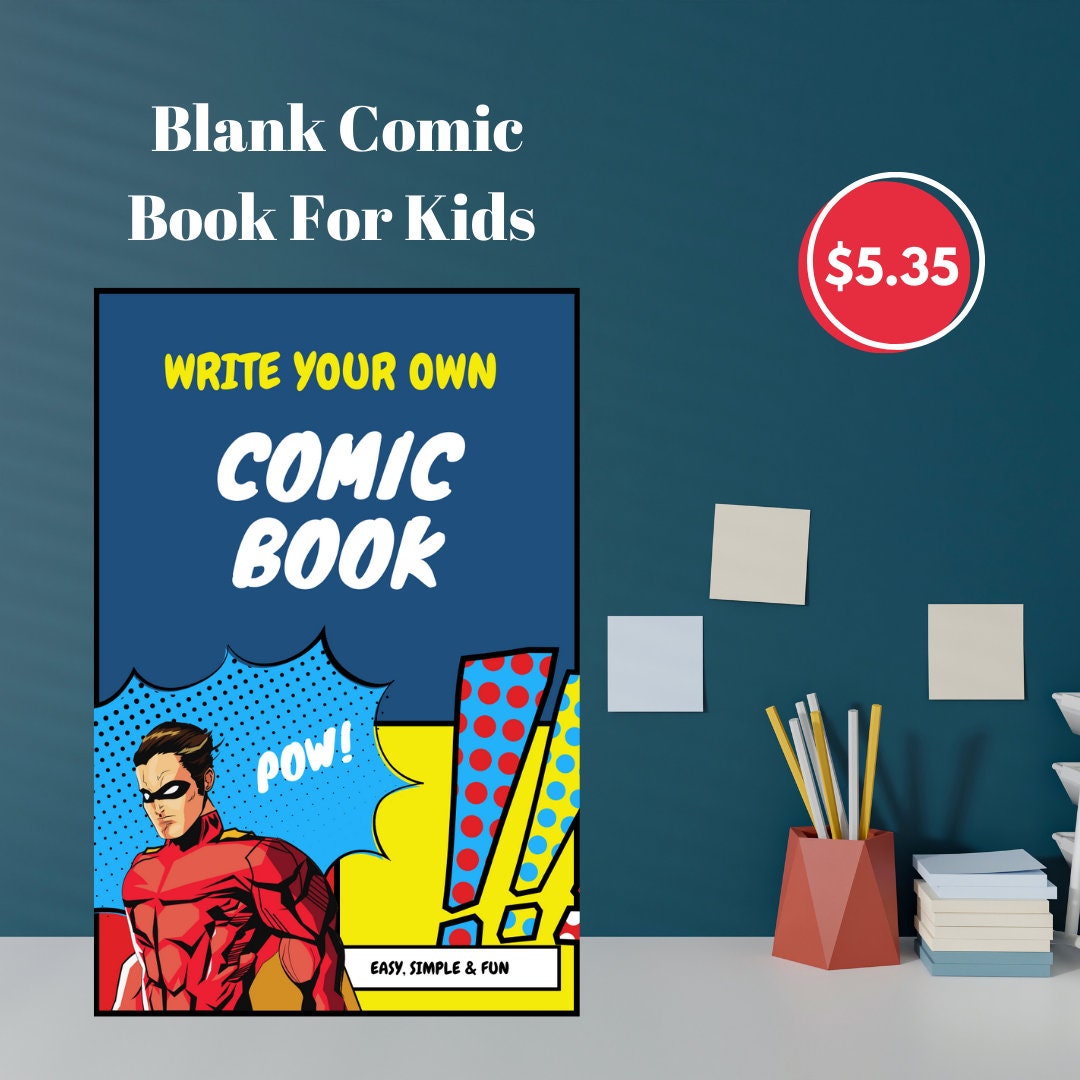 Blank Comic Book for Kids : Create Your Own Comics With This Comic Book ...