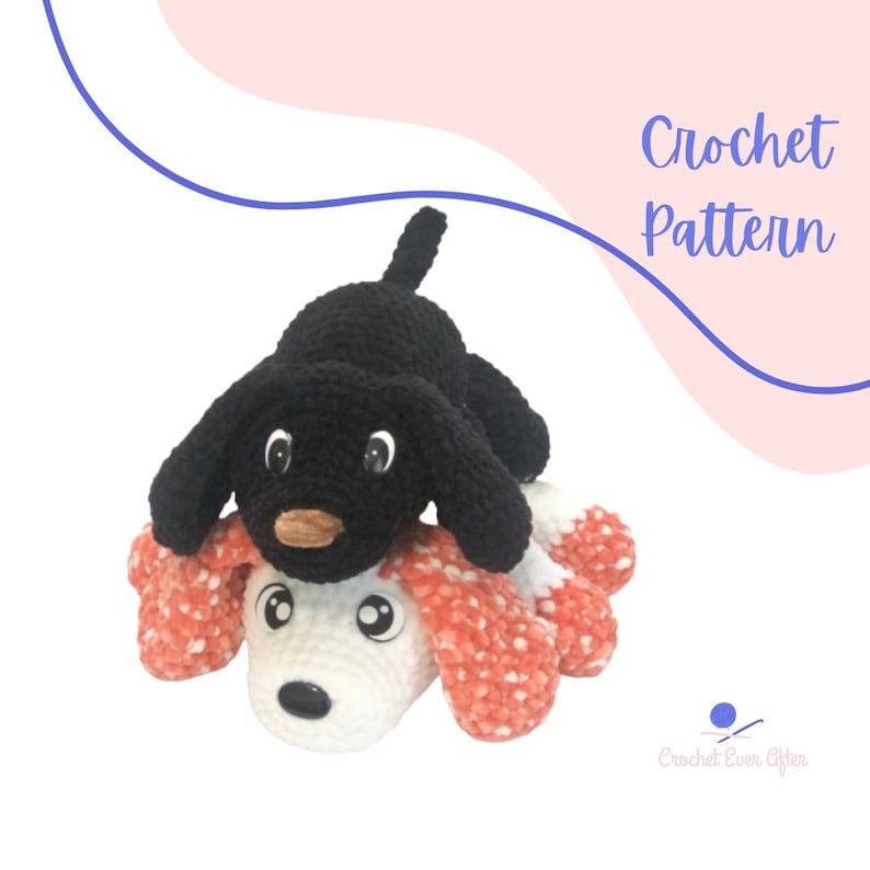 Splooting Puppy PDF Digital CROCHET PATTERN in English - Etsy