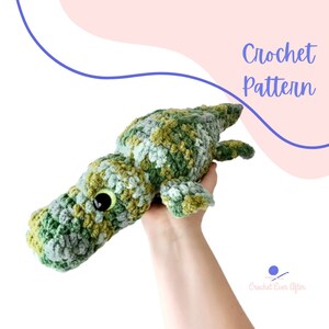 Low Sew Ally the Alligator | PDF Digital CROCHET PATTERN in English ...
