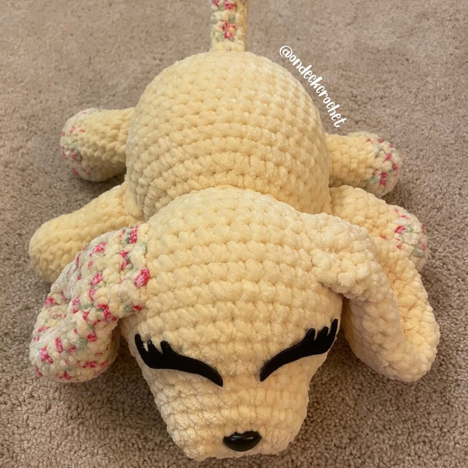 Splooting Puppy PDF Digital CROCHET PATTERN in English - Etsy