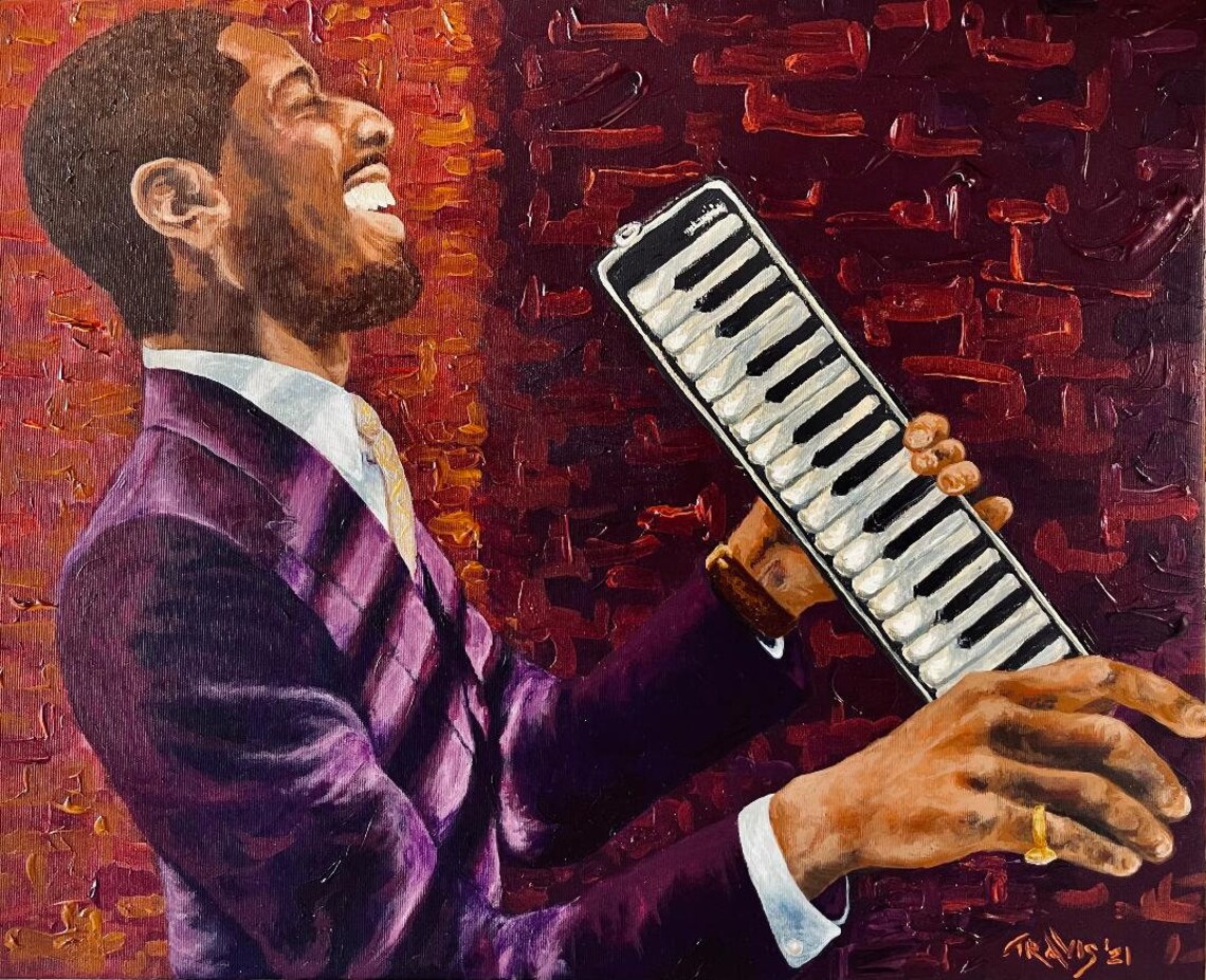 Original Acrylic Painting: Jon Batiste - Etsy