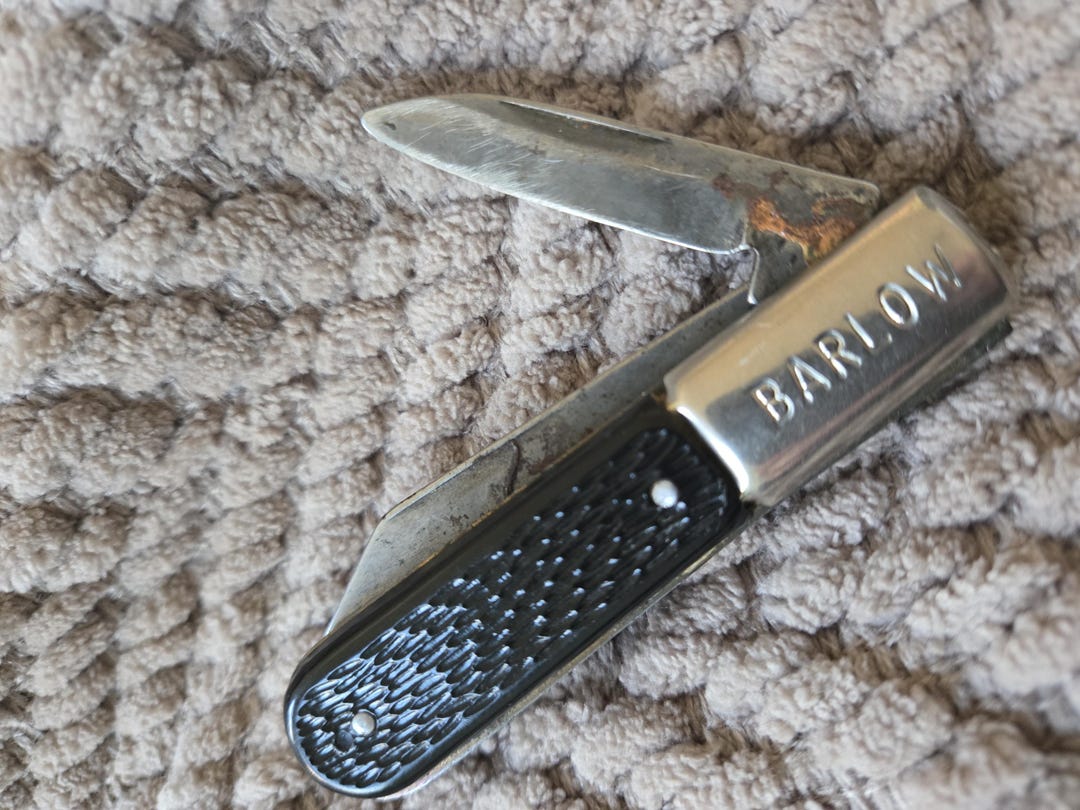 Vintage Barlow Two Blade Pocket Knife - Etsy