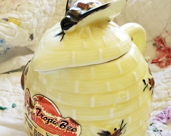 Vintage Honey Pot - Etsy