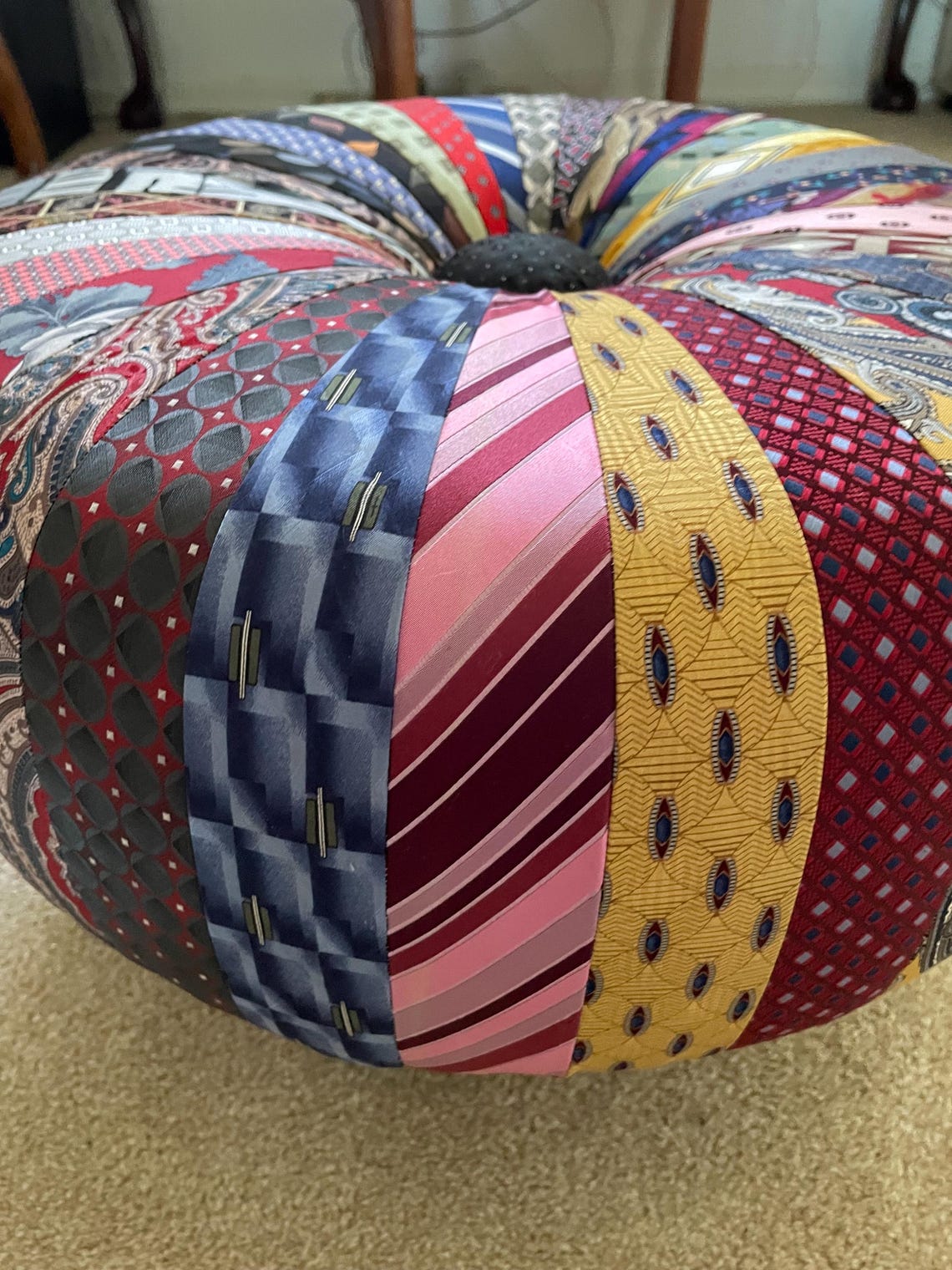 Custom Tie Tuffet/ottoman - Etsy