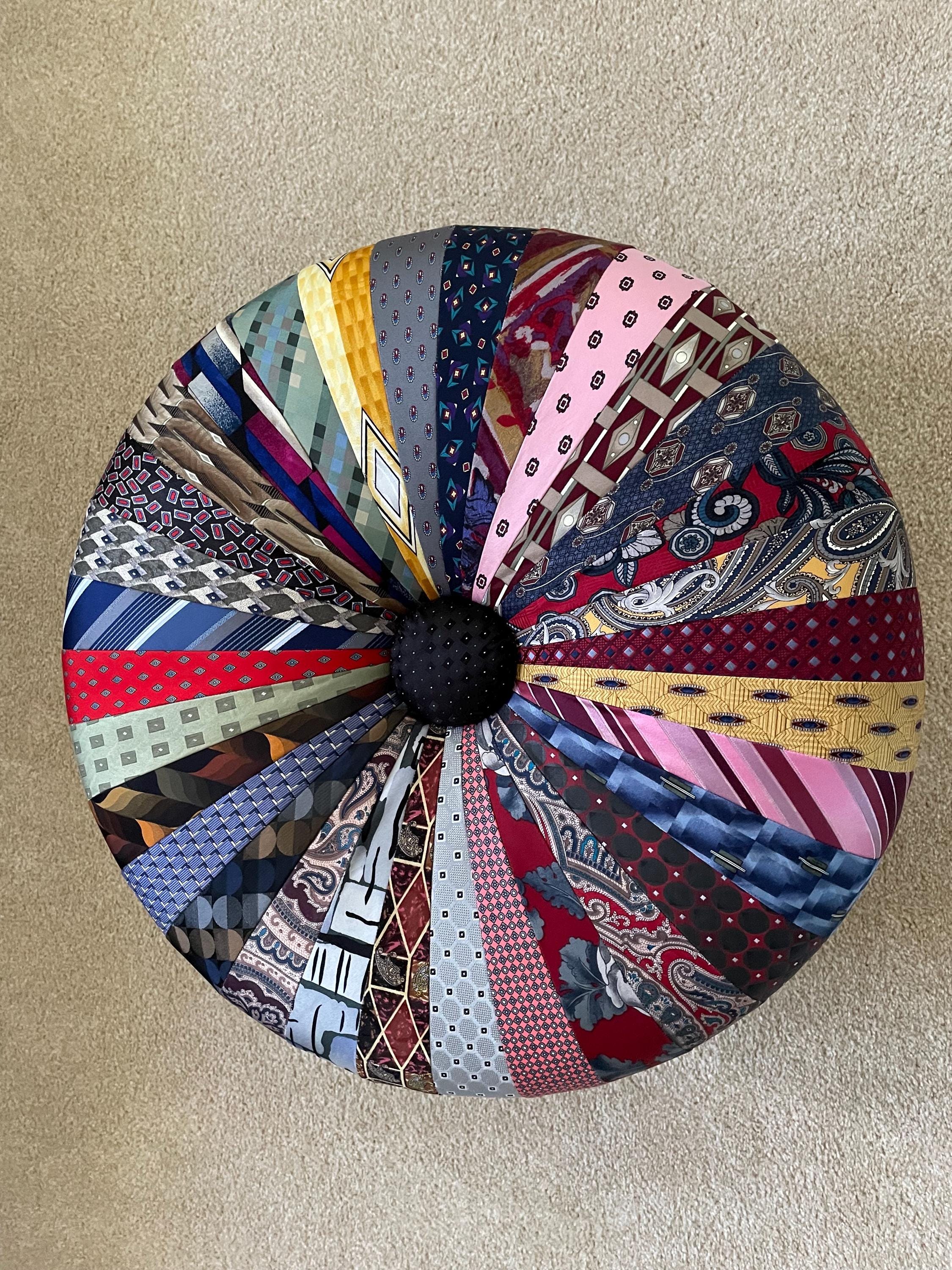 Custom Tie Tuffet/ottoman - Etsy