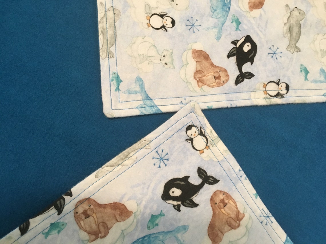 Wintery Whales Penguins Walrus Seals Reindeer Fox and - Etsy