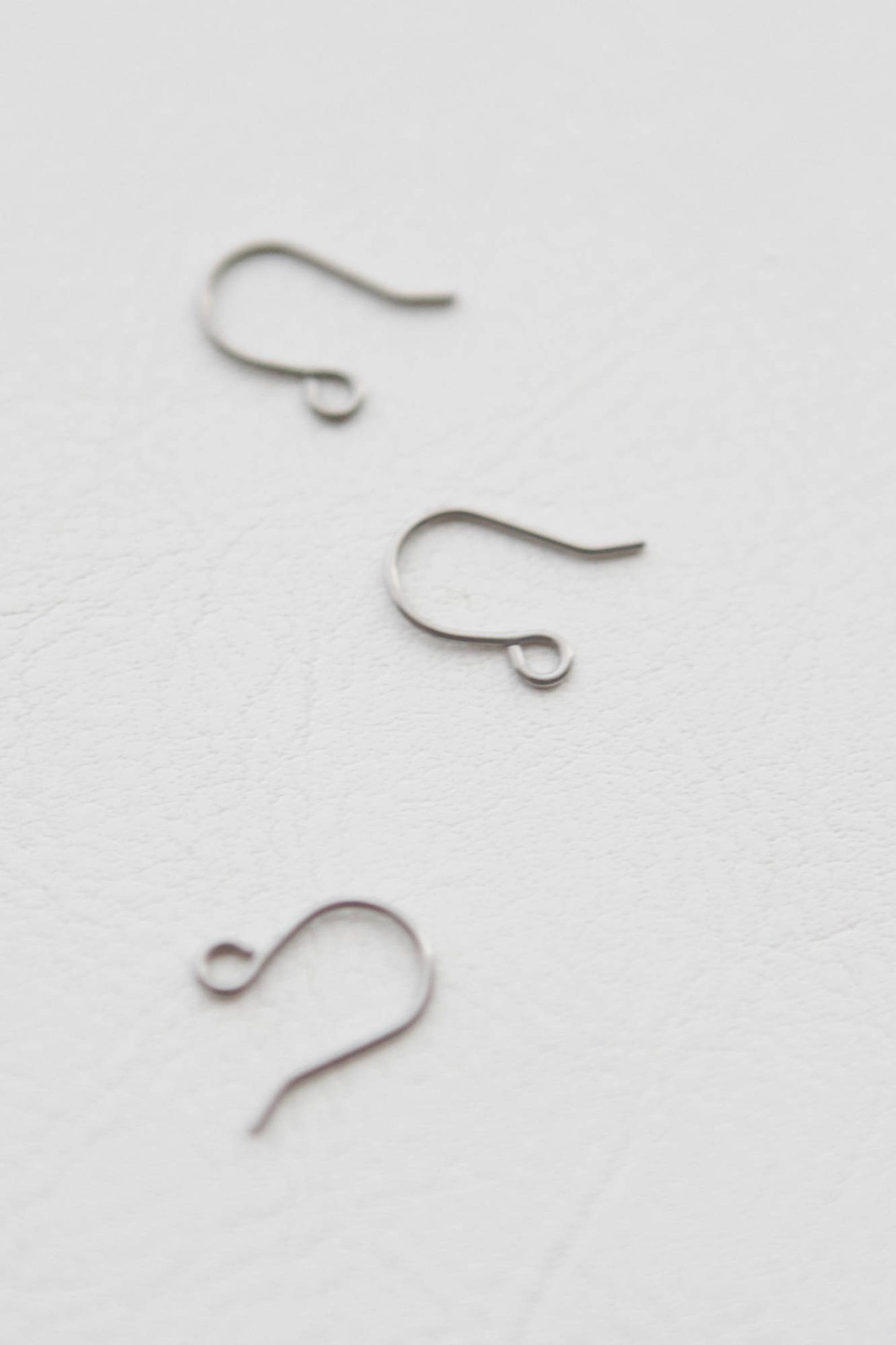Titanium Earring Hooks: Hypoallergenic Wire Findings, Sensitive Ears ...
