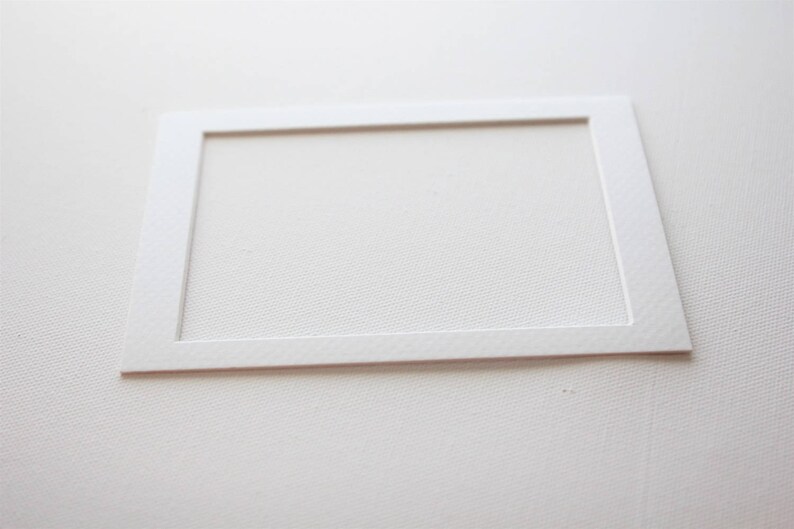 Acid Free White Mat | Beveled Paper 4x6 Inch Photo Art Mats - Etsy Canada