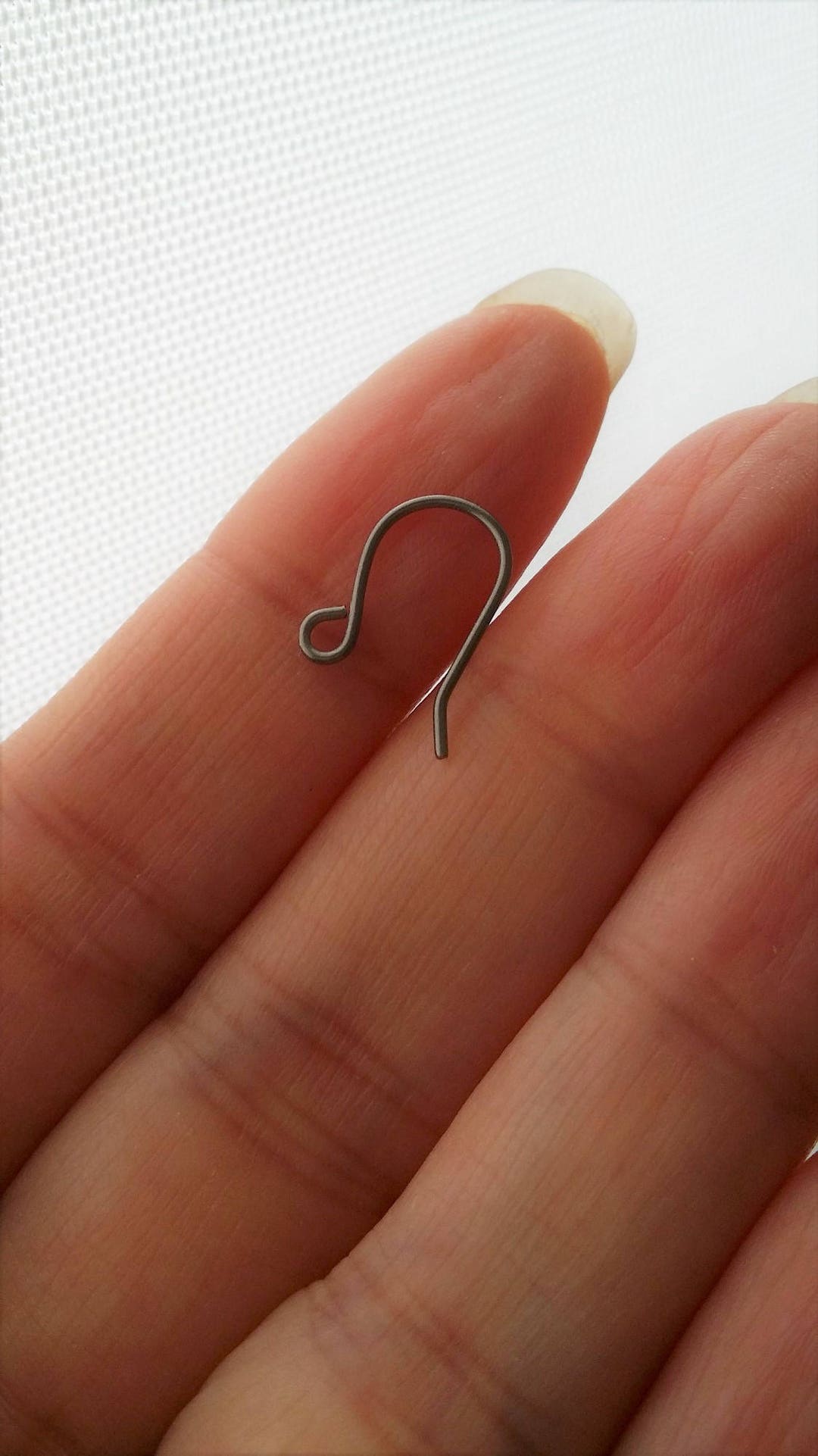 Titanium Earring Hooks: Hypoallergenic Wire Findings, Sensitive Ears ...