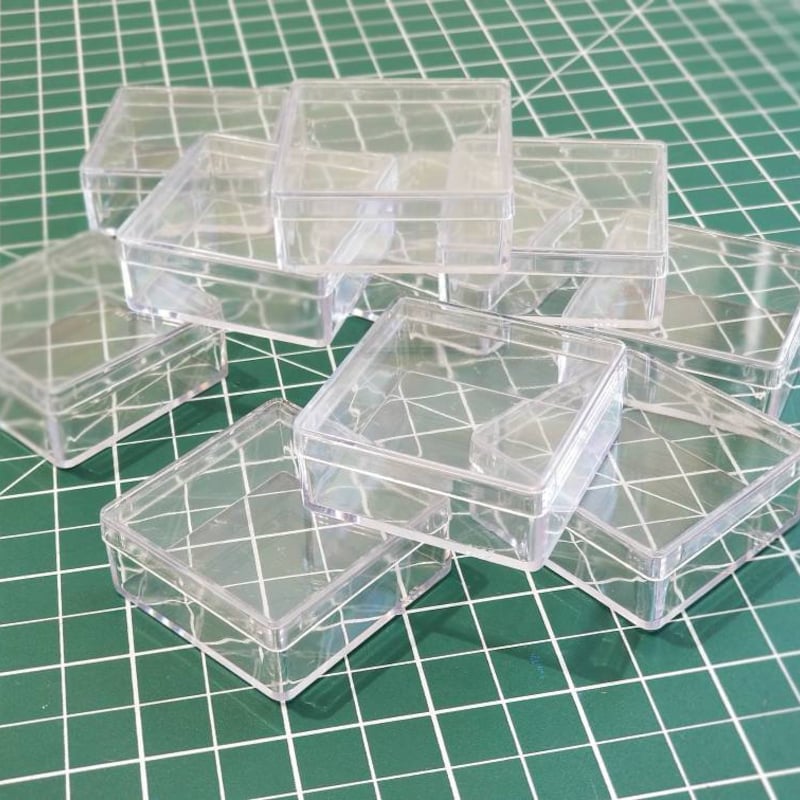 Small Clear Acrylic Boxes With Lid - Etsy