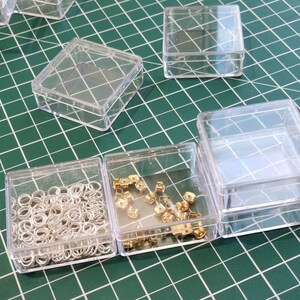 Plastic Clear Square Cube Case Package Small 1.9x5x5cm Holder - Etsy Canada