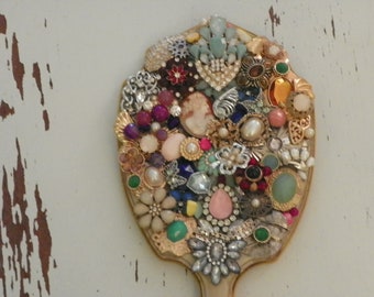 Jeweled Hand Mirror | Etsy