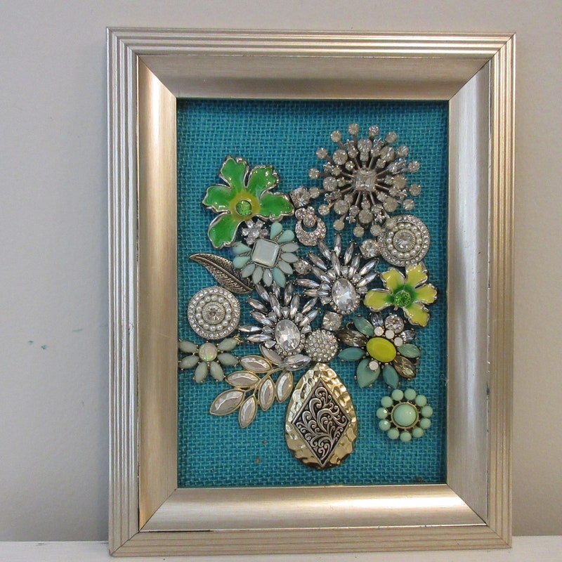 Framed Jewelry Art - Etsy