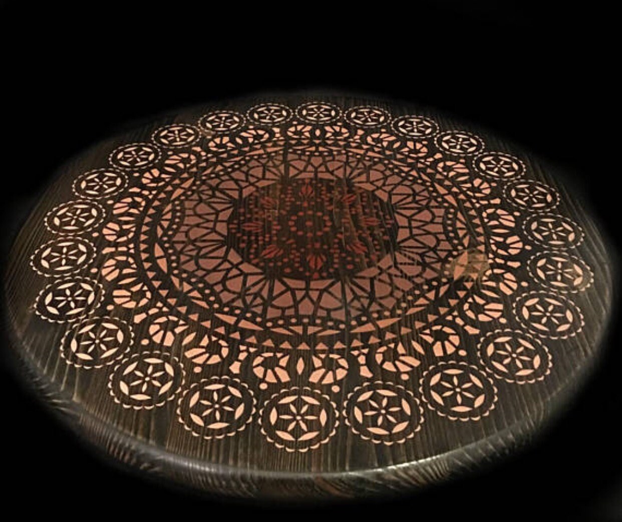 Dining room table centerpiece Custom wood turntable Custom | Etsy