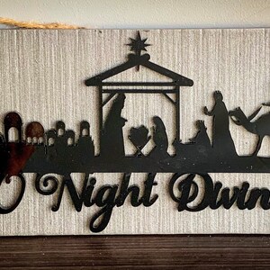 O Night Divine SVG Glowforge Laser Cut Engrave File - Etsy