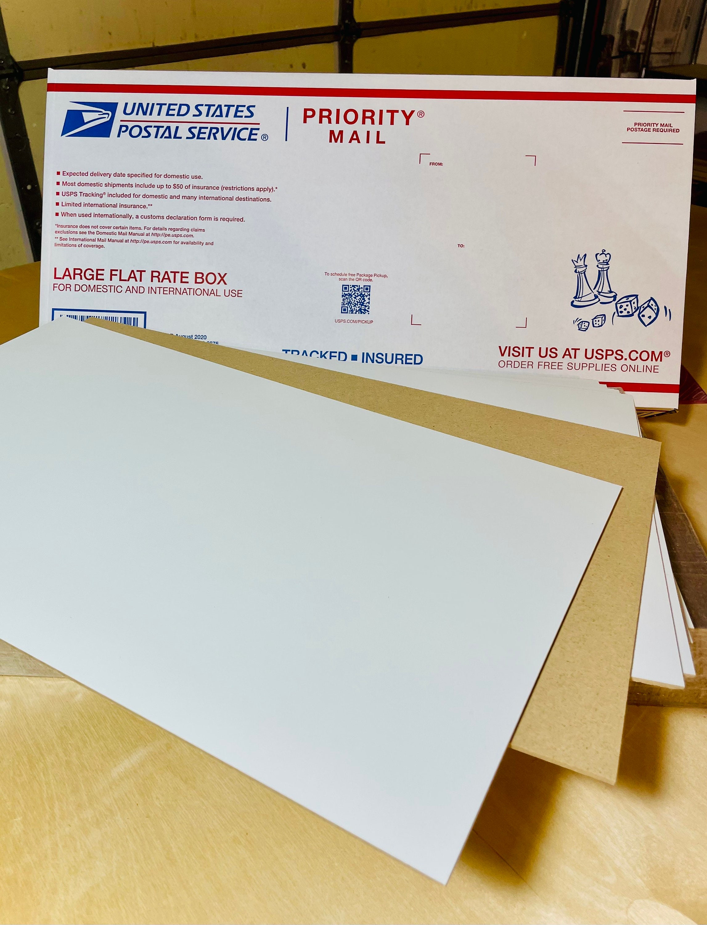 1/8 White MDF Box of 20 Sheets Glowforge Ready Laser - Etsy