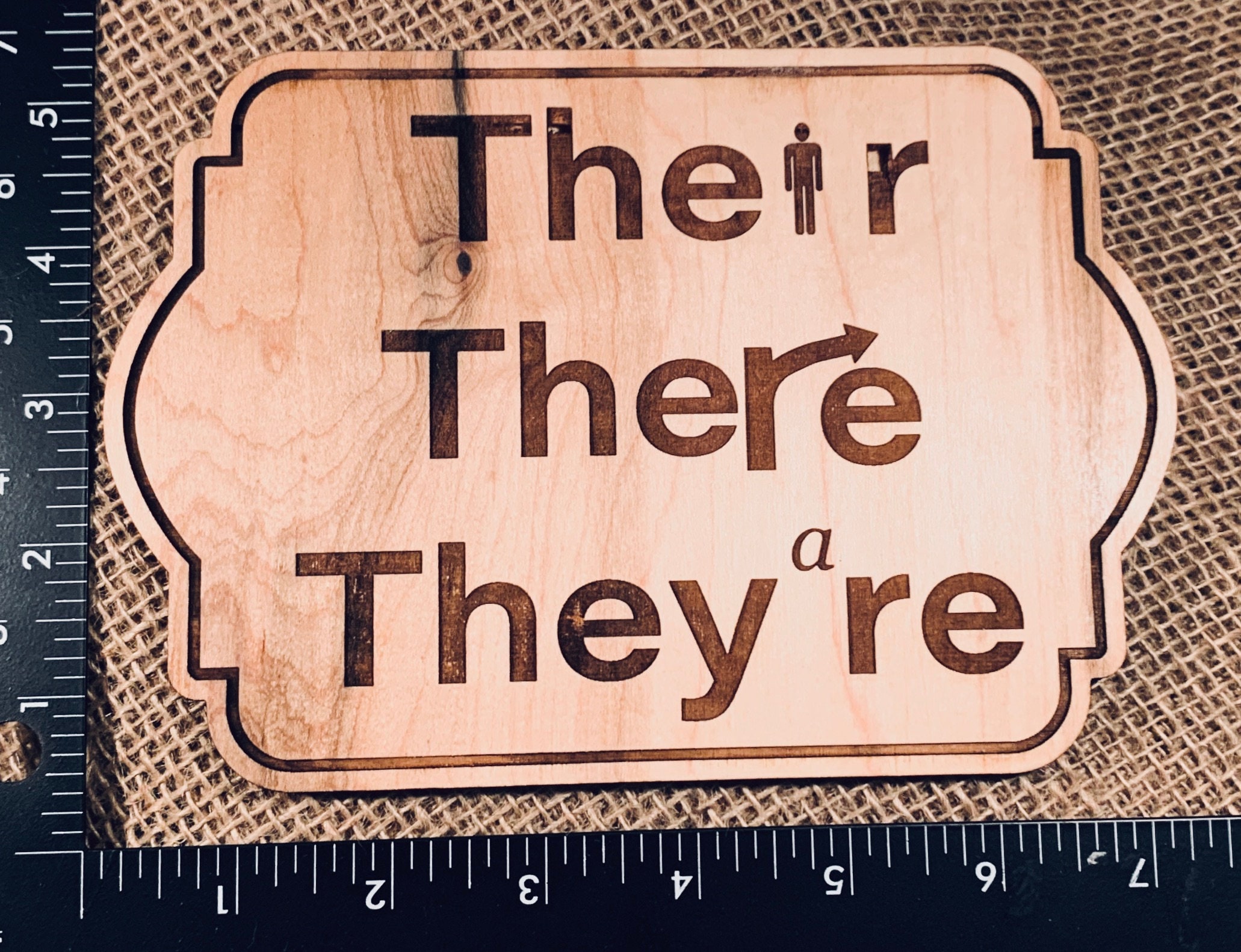 Their There They're SVG Laser Cut File INSTANT - Etsy