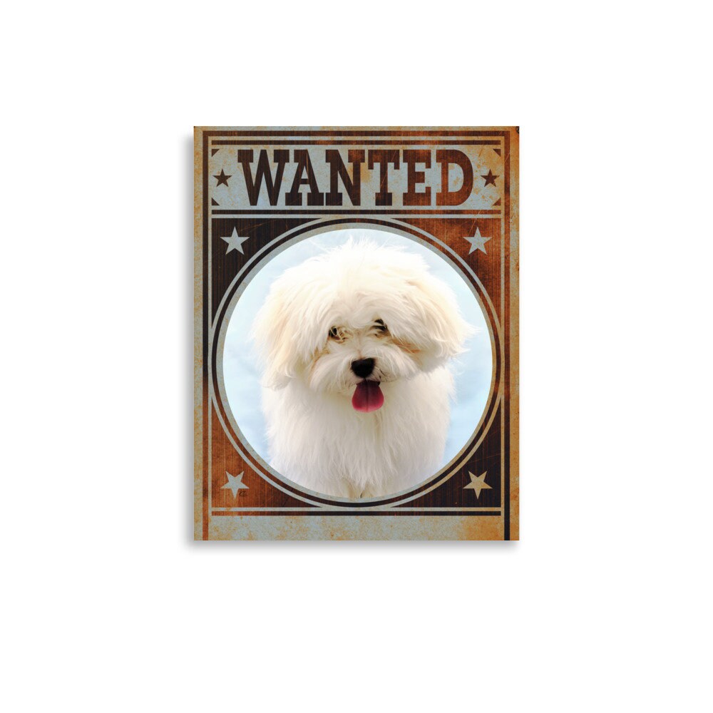 Bichons Frise Mug Shot Wanted Poster - Etsy