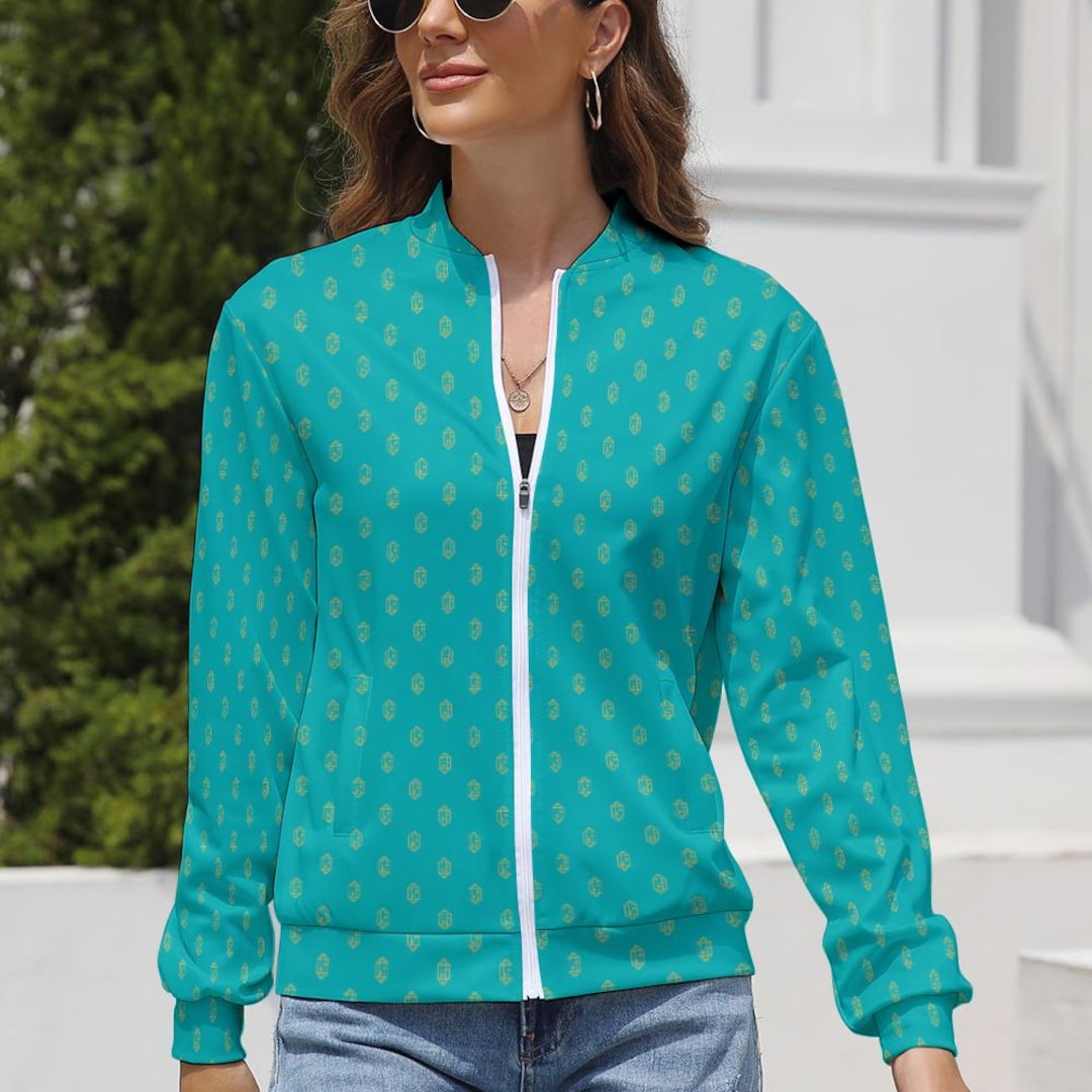 Arabian Princess Inspired Women's Long Sleeve Zipper Jacket ...