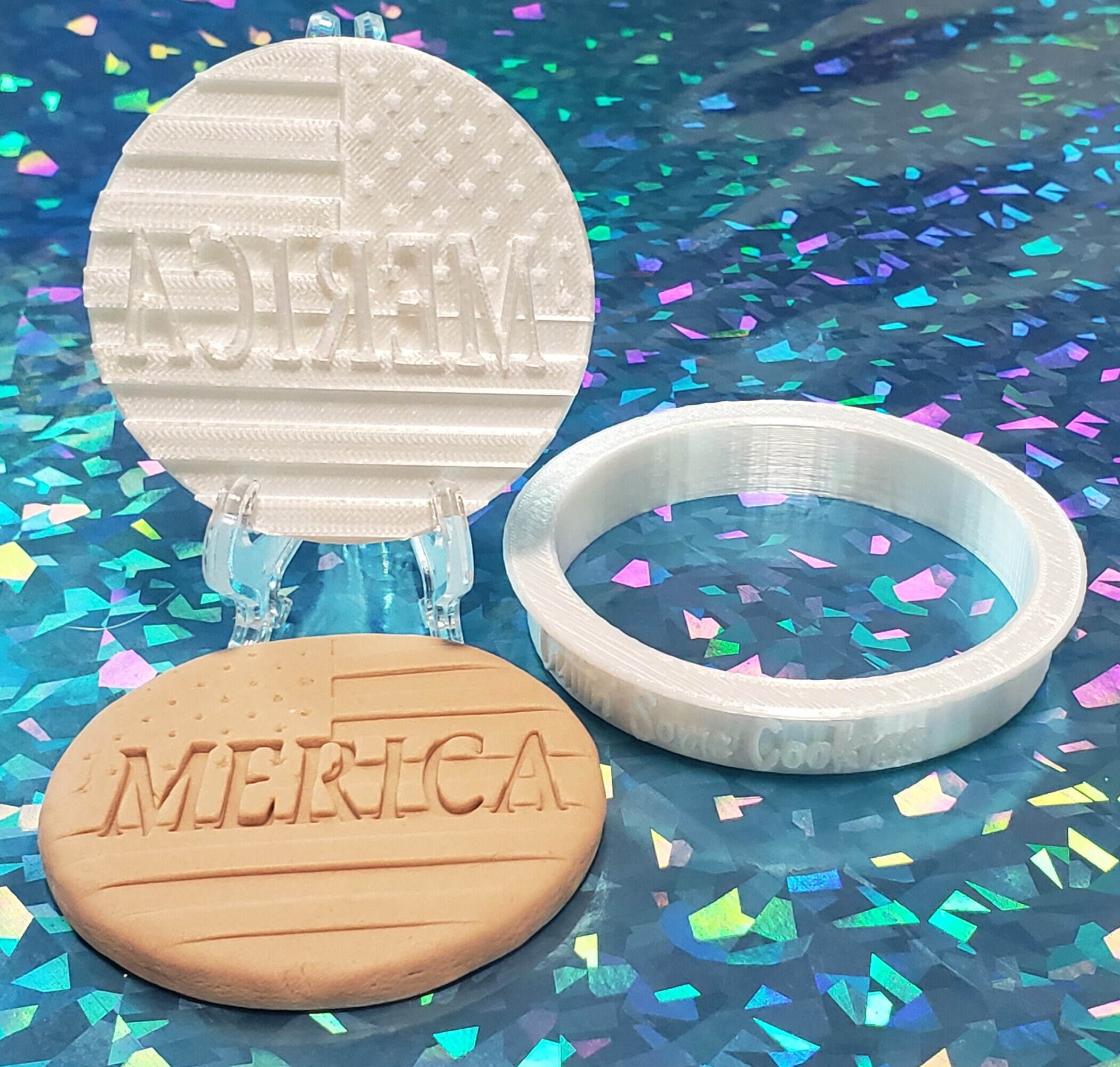 3 Freedom Cookie Stamps & Cutter Show Your Patriotic Pride With A ...