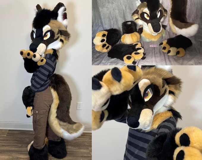 German Shepherd Canine Full Partial Premade Fursuit - Etsy
