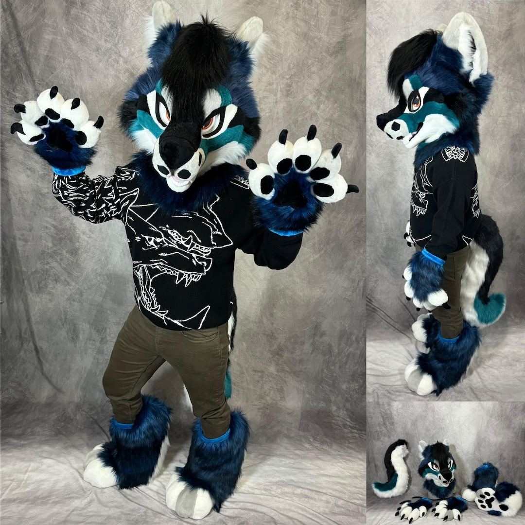 Ocean Wolf Full Premade Fursuit Partial - Etsy