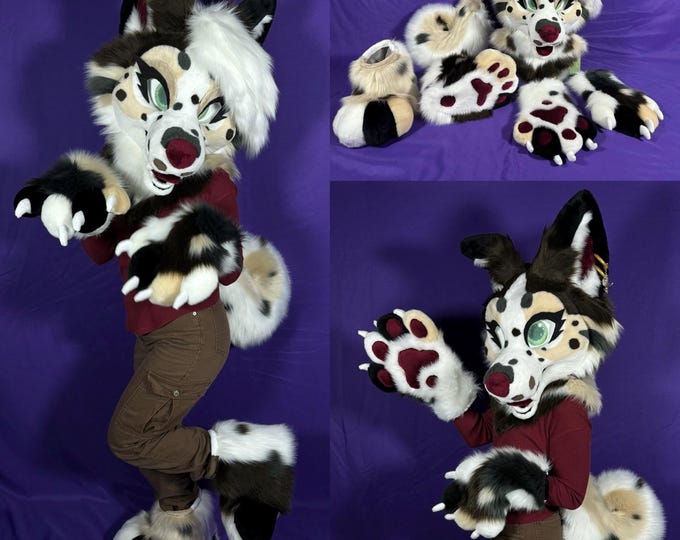 Soft Freckled Puppy Premade Fursuit Full Partial - Etsy