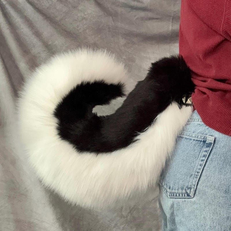 Fursuit Husky Tail White - Etsy