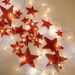 Floating Red Stars-sparkling Large Sizes-fills 1 Gallon for Your Vases ...