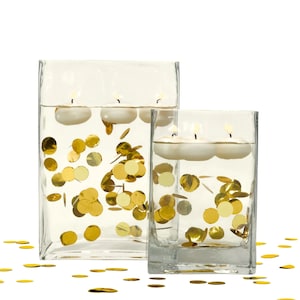 Floating Metallic Black Confetti - 2000pc - Fills 1 Gallon for Your ...