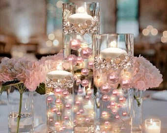 Floating Metallic Red Confetti 2000pc Fills 1 Gallon for Vases-option ...