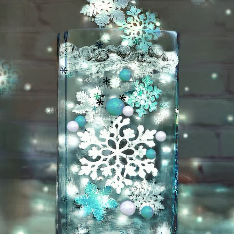 Light Blue Snowflake - Etsy