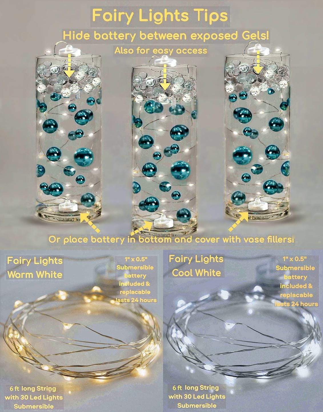 50 Silver Floating Stars- Sparkling Large Sizes- Fills 4 Medium Size ...