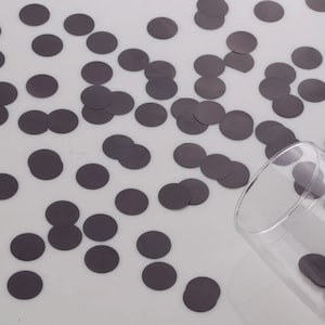 Floating Metallic Black Confetti - 2000pc - Fills 1 Gallon for Your ...