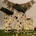 50 Gold Floating Stars- Sparkling- Large Sizes- Resin- Fills 1 Gallon ...