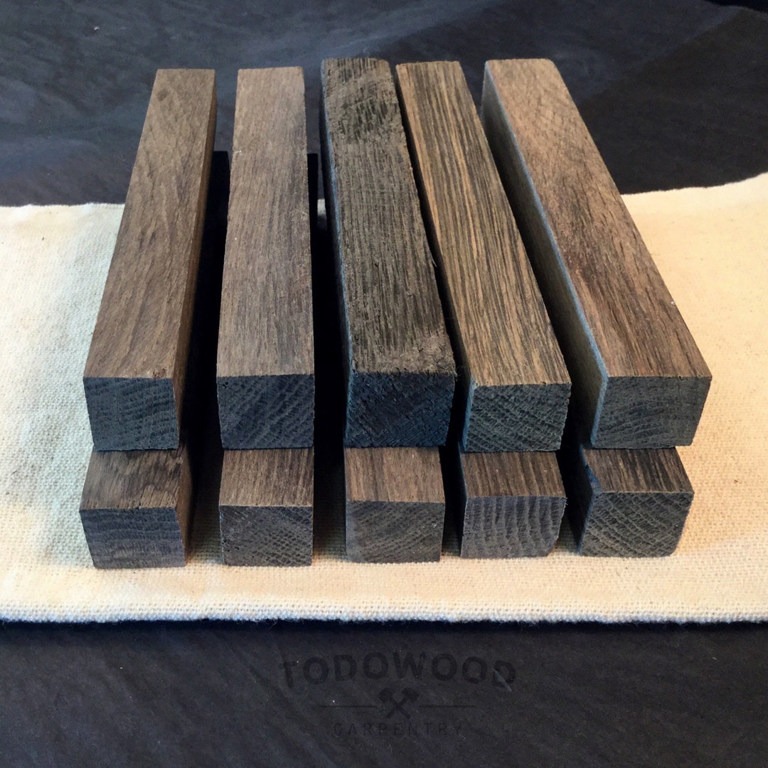 BOG OAK, Fumed Oak, Blank for Pen Making, Woodworking, Turning, Casting ...